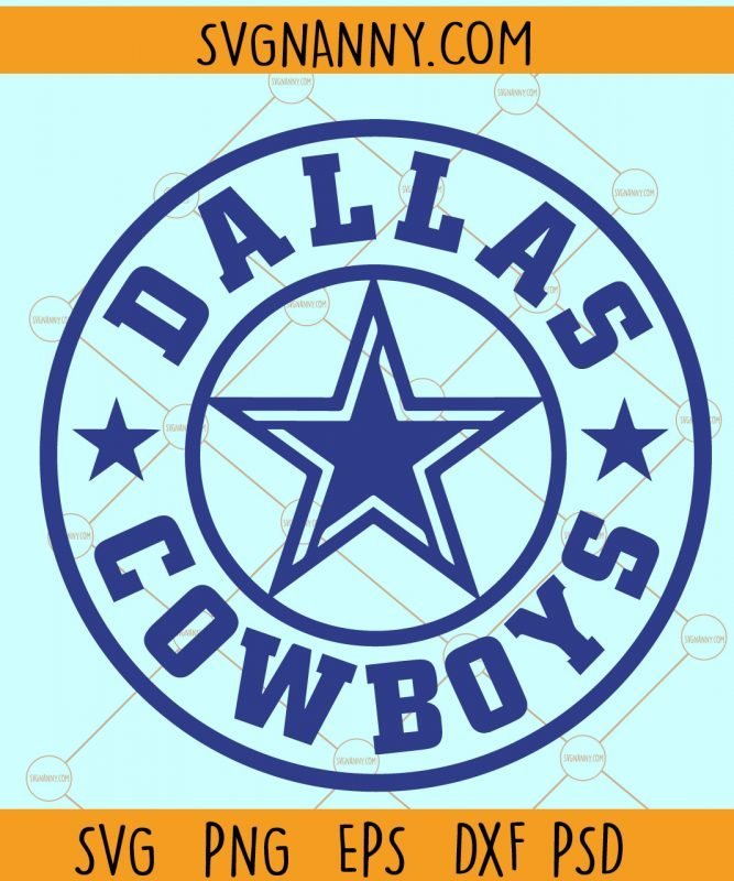 Dallas Cowboys SVG, Cowboys cut file, Dallas cowboys logo, Cowboys vector
