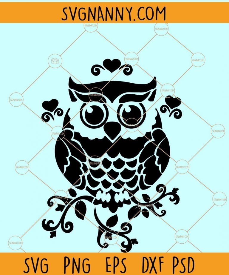 Owl SVG file for Cricut, Owl SVG, Owl SVG, Owl Mandala SVG, Owl ...