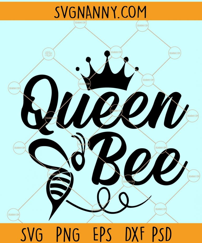 Queen Bee SVG, Queen Bee PNG, Boss SVG, Queen SVG, Bee SVG