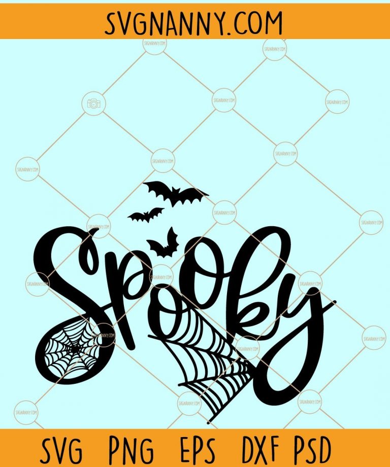 Spooky SVG, Spooky Decor, Halloween Decor, Halloween SVG, Halloween ...
