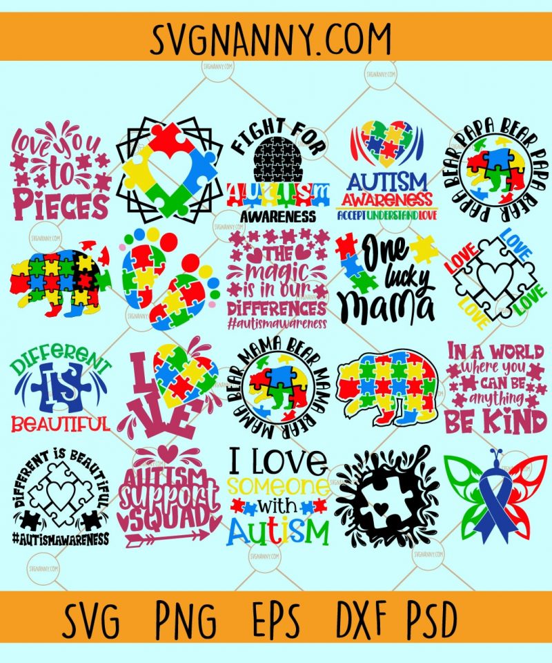 Autism SVG bundle, autism quotes svg bundle, Autism svg file, Autism ...