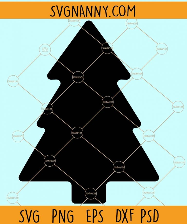 Christmas tree SVG, Christmas clipart, Christmas Tree Cut File, Tree ...
