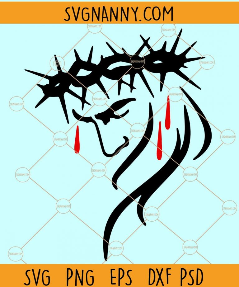 Jesus Face SVG, Jesus Clipart Svg, Easter Svg, Jesus SVG, Jesus Cut ...