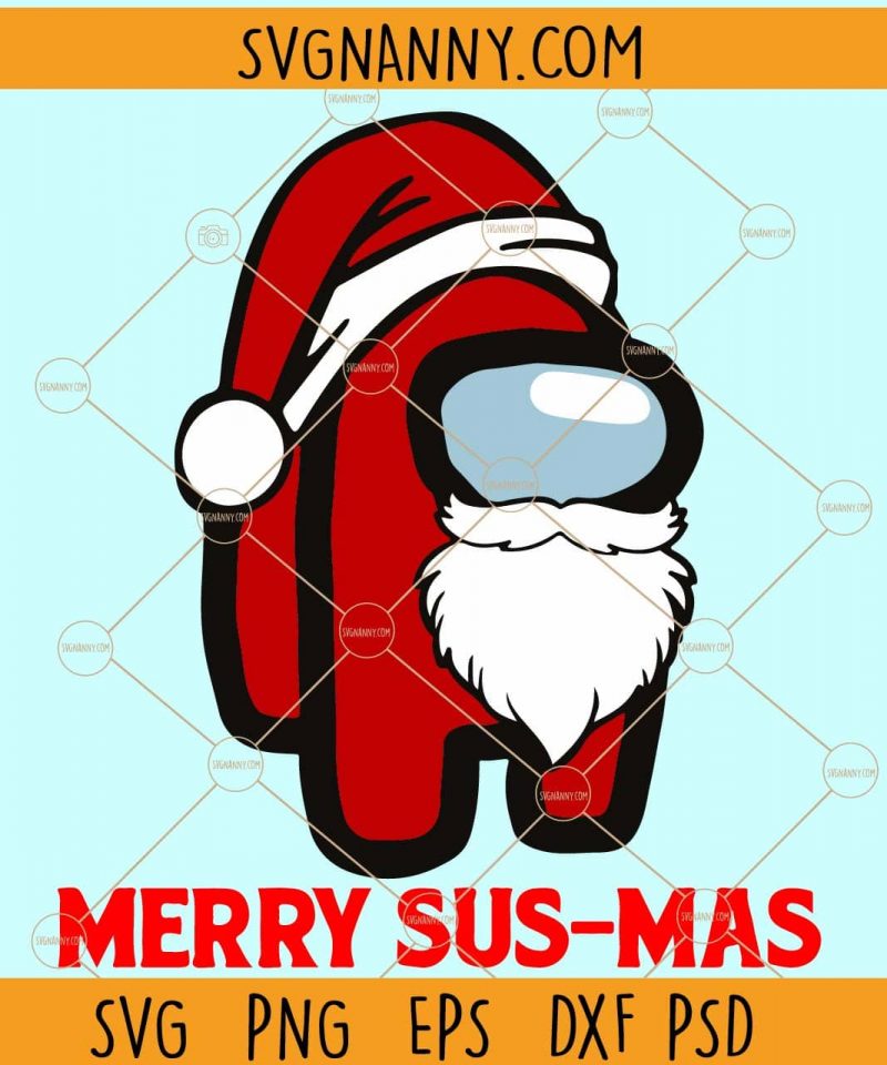 Merry Sus Mas SVG, Among Us Christmas Svg, Merry SusMas Svg, Merry Sus ...