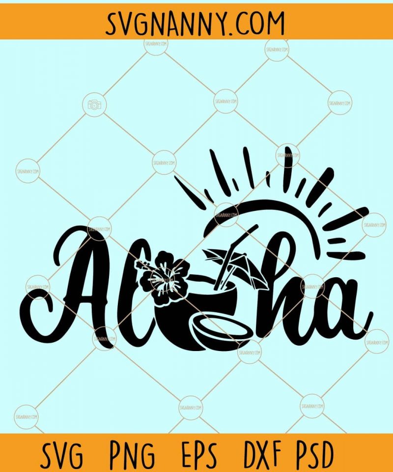 Aloha svg, aloha shirt, aloha sign, aloha beaches svg, Hawaii SVG ...