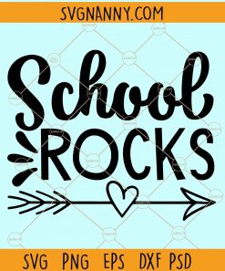 School rocks svg, back to school svg, school quote sayings, school ...