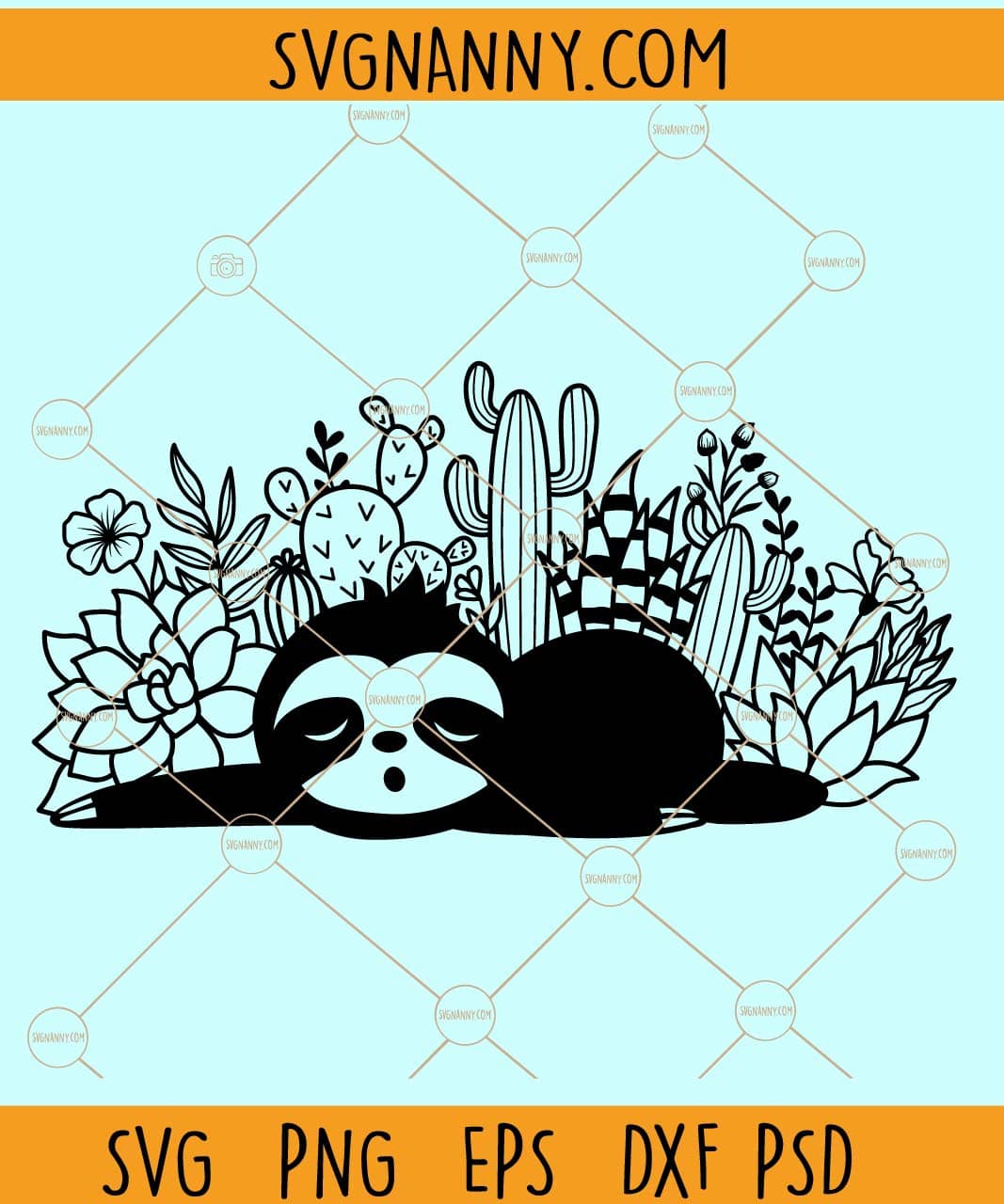 Sloth flower svg, Flower Sloth Svg, Baby Sloth Svg, flower sloth svg ...