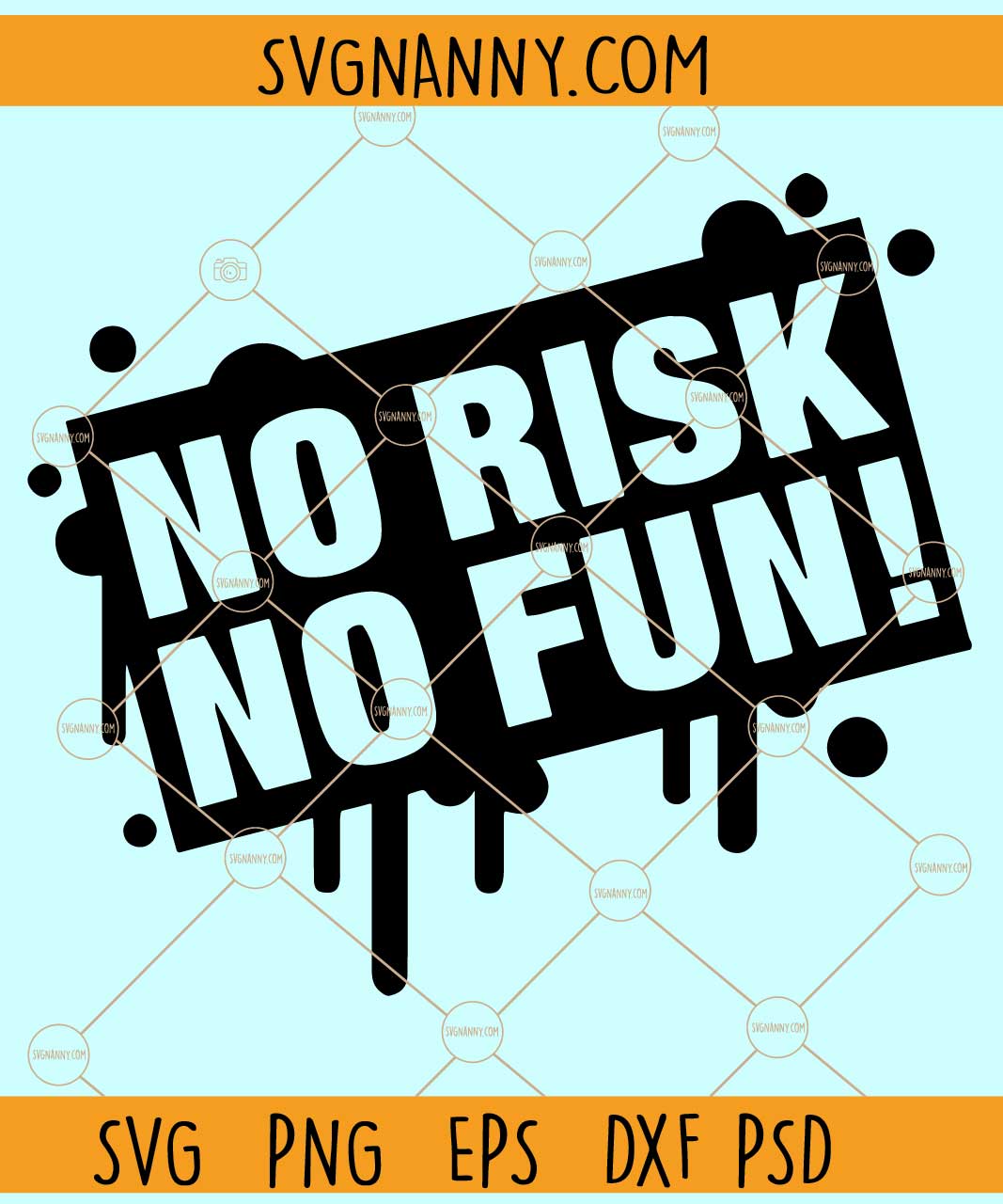 No risk no fun SVG, Motivational svg, Inspirational svg, Positivity svg ...