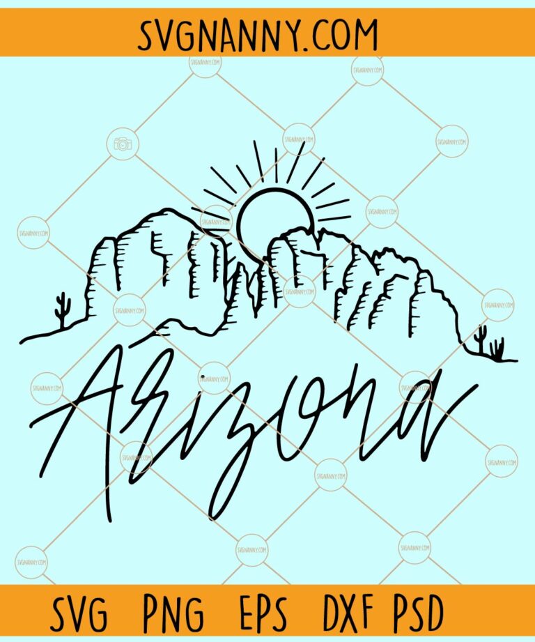 Arizona SVG, Arizona SVG, Arizona State SVG, Arizona Outline SVG ...