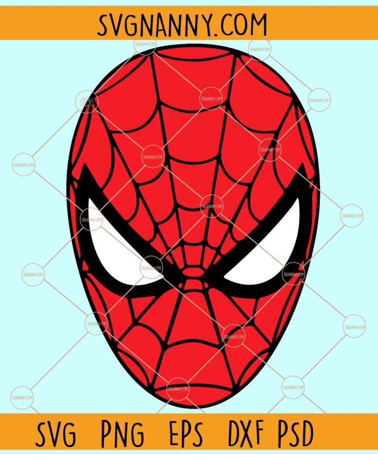 Spiderman Head Svg, Spiderman Svg, Spiderman Head Svg file, Spiderman ...