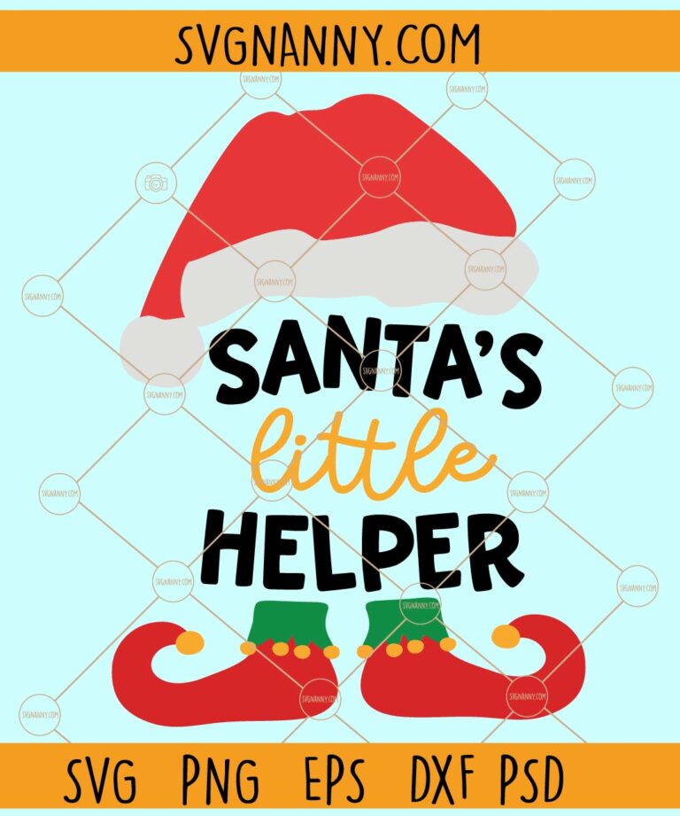 Santa's little helper svg, Santa's Little Helper Png, Merry Christmas ...