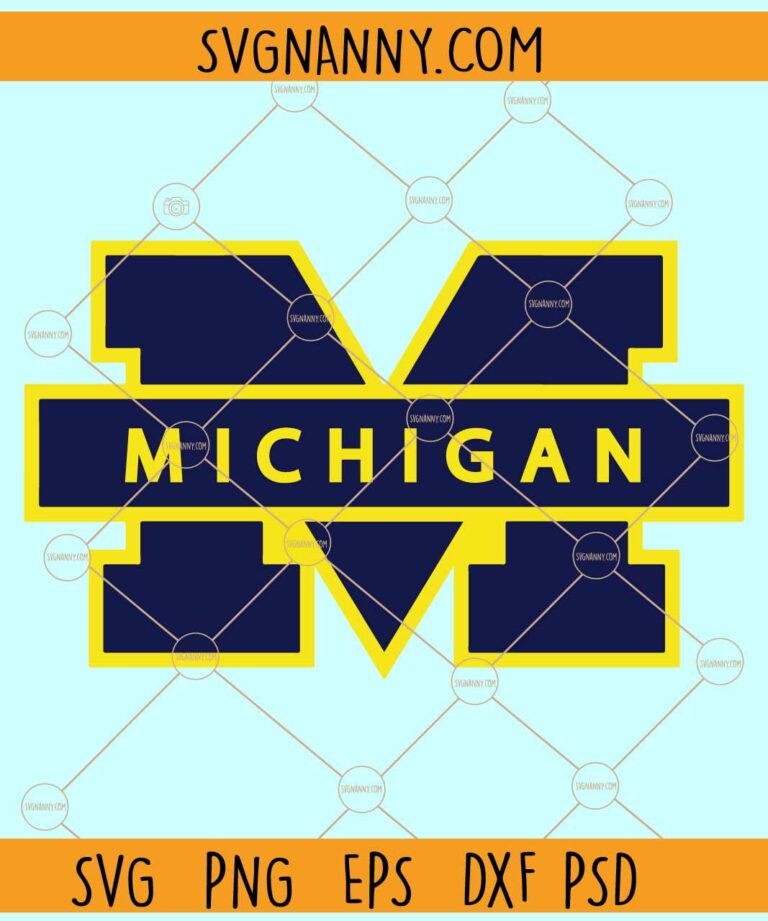 Michigan Wolverines Logo SVG, Michigan Wolverines Svg, Michigan ...