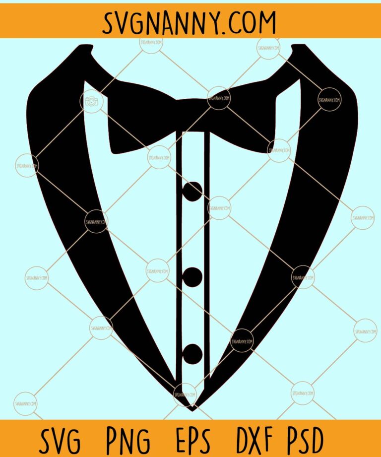 Tuxedo shirt svg file, Tuxedo SVG, Tuxedo Clipart svg, Gentleman svg ...
