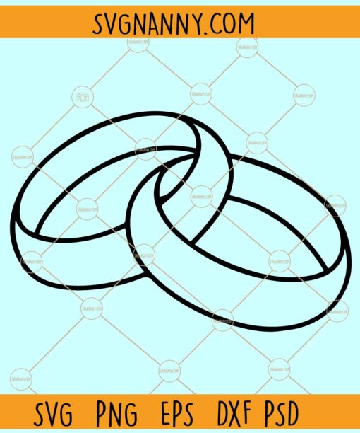 Wedding Rings SVG, Rings svg, Wedding svg, wedding clipart svg ...