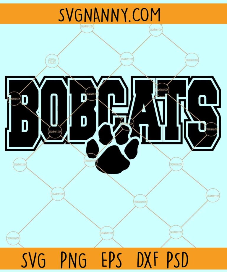 Bobcats mascot SVG, Bobcats Football SVG, Bobcats svg, Go Bobcats svg