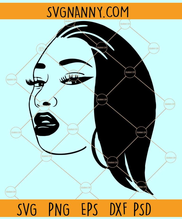 Megan Thee Stallion Svg, Megan Face Svg, Famous Rapper Svg, Music Svg ...