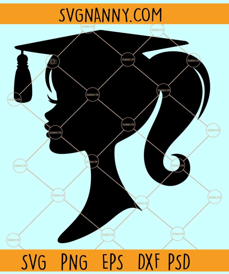 Barbie Graduation SVG, Barbie Pony Graduate SVG, Graduate Barbie SVG
