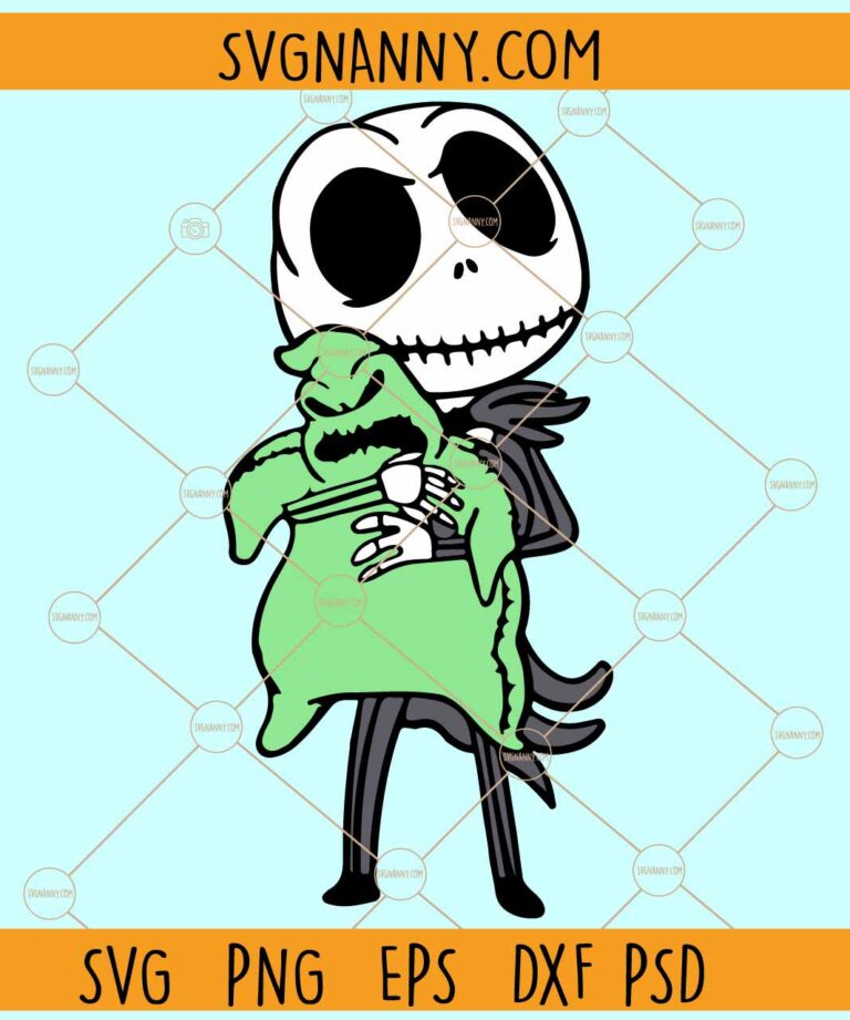 Jack And Oogie Boogie SVG, Jack Hug Oogie Boogie Svg, Oogie Boogie Svg ...