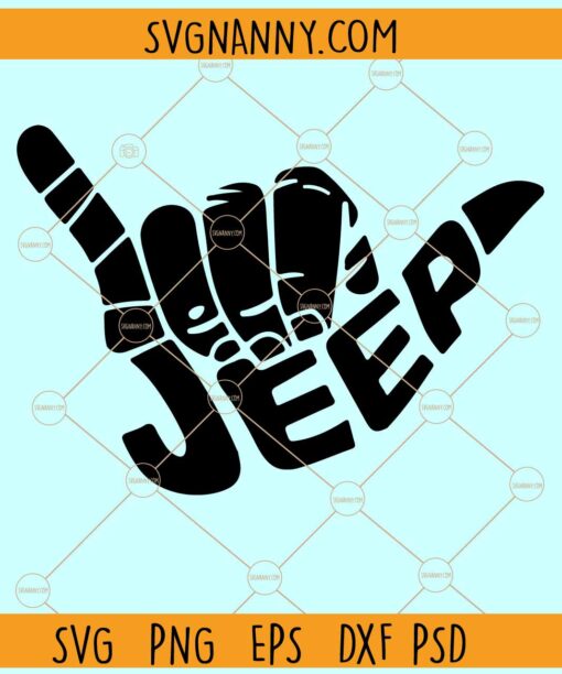 Jeep Hand Loose SVG, Jeep Wave Hand Svg, Jeep Hand Sign SVG, Jeep Life SVG