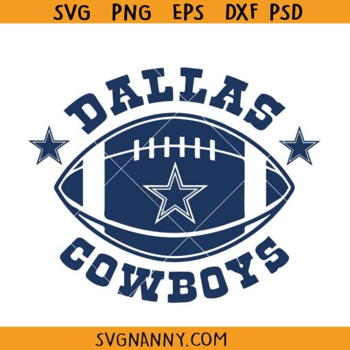 Dallas Cowboys football SVG, Dallas Cowboys svg, Nfl team svg, Cowboys ...