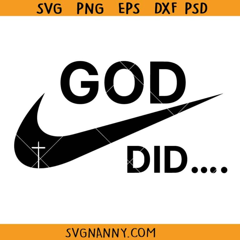 God did Nike logo svg, Christian Nike Logo SVG, Funny Christian Nike ...