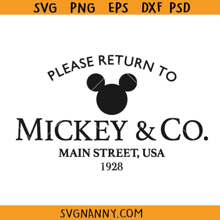 Please return to Mickey & Company SVG, Mickey Co SVG, Disneyland SVG ...