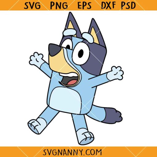 luey Dog SVG, Bluey Dog PNG, Bluey SVG, Bluey Dog Clipart SVG