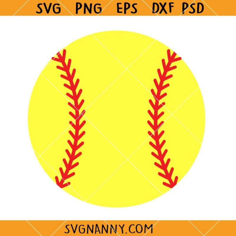 Softball SVG Files, Baseball Clipart SVG, Softball Clipart SVG ...