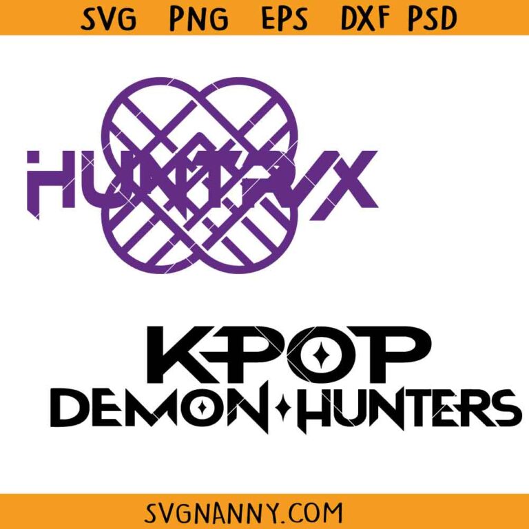 K-pop Huntrix Logo Inspired SVG PNG, K-pop demon hunters SVG PNG, Huntrix Rumi Mira Zoey SVG PNG