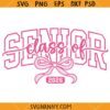 Pink coquette Bow Senior 2026 SVG, Class of 2026 SVG, Graduation 2026 ...