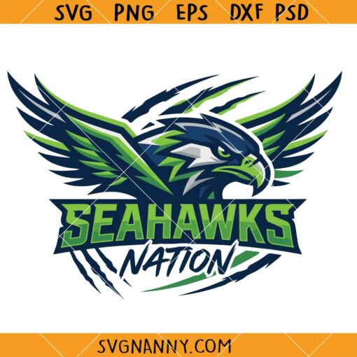 SeaHawks SVG, Seattle Seahawks Logo SVG, Seahawks Jersey SVG, NFL SVG