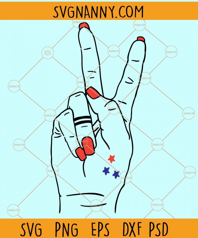 Woman peace hand sign svg, Peace Svg, Peace Sign Svg, Woman Hand Svg ...